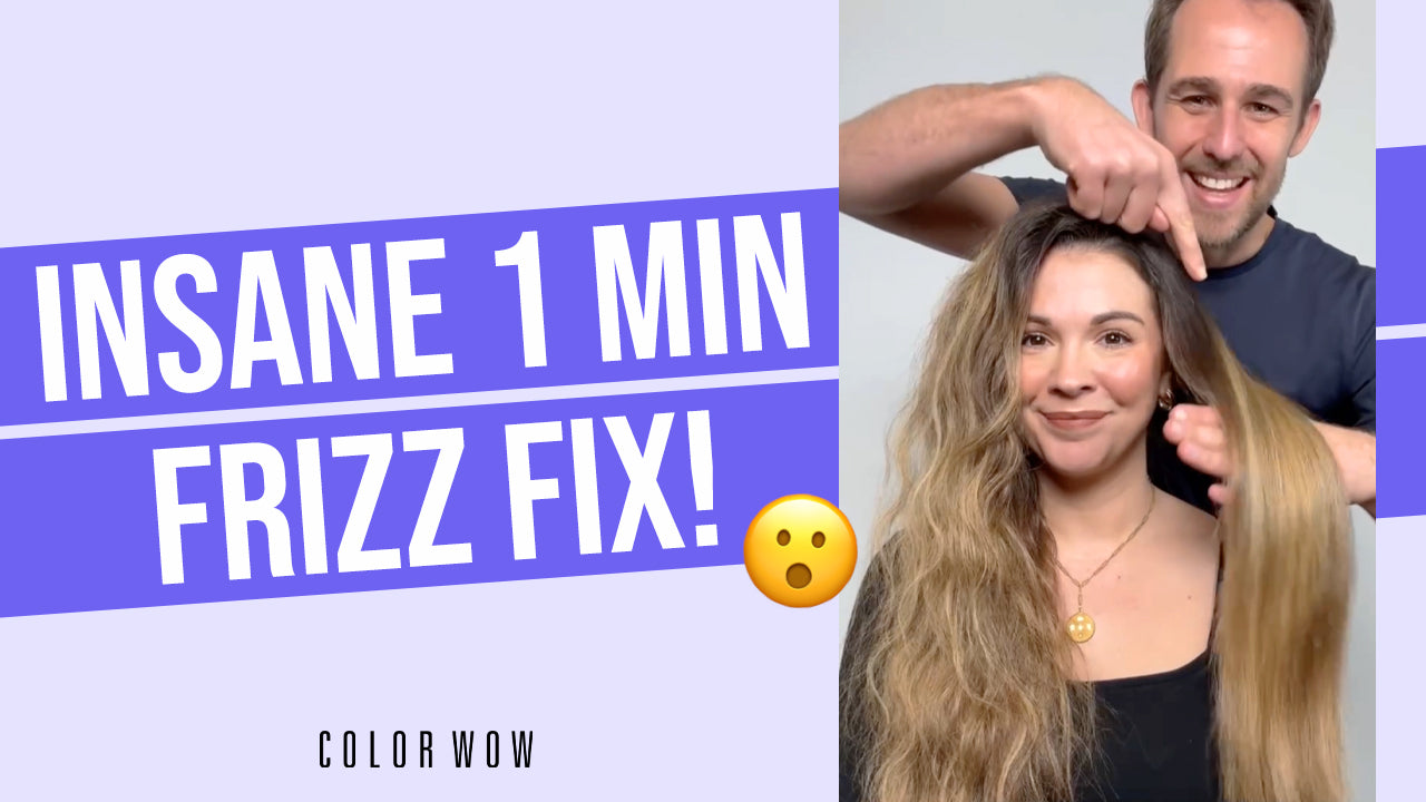 How To Fix Frizzy Hair With One Minute Transformation – Color Wow UK