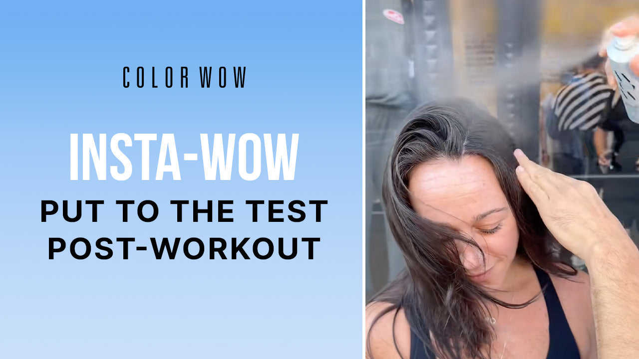 Post-Workout Hair Fix with Insta-Wow Dry Shampoo – Color Wow UK