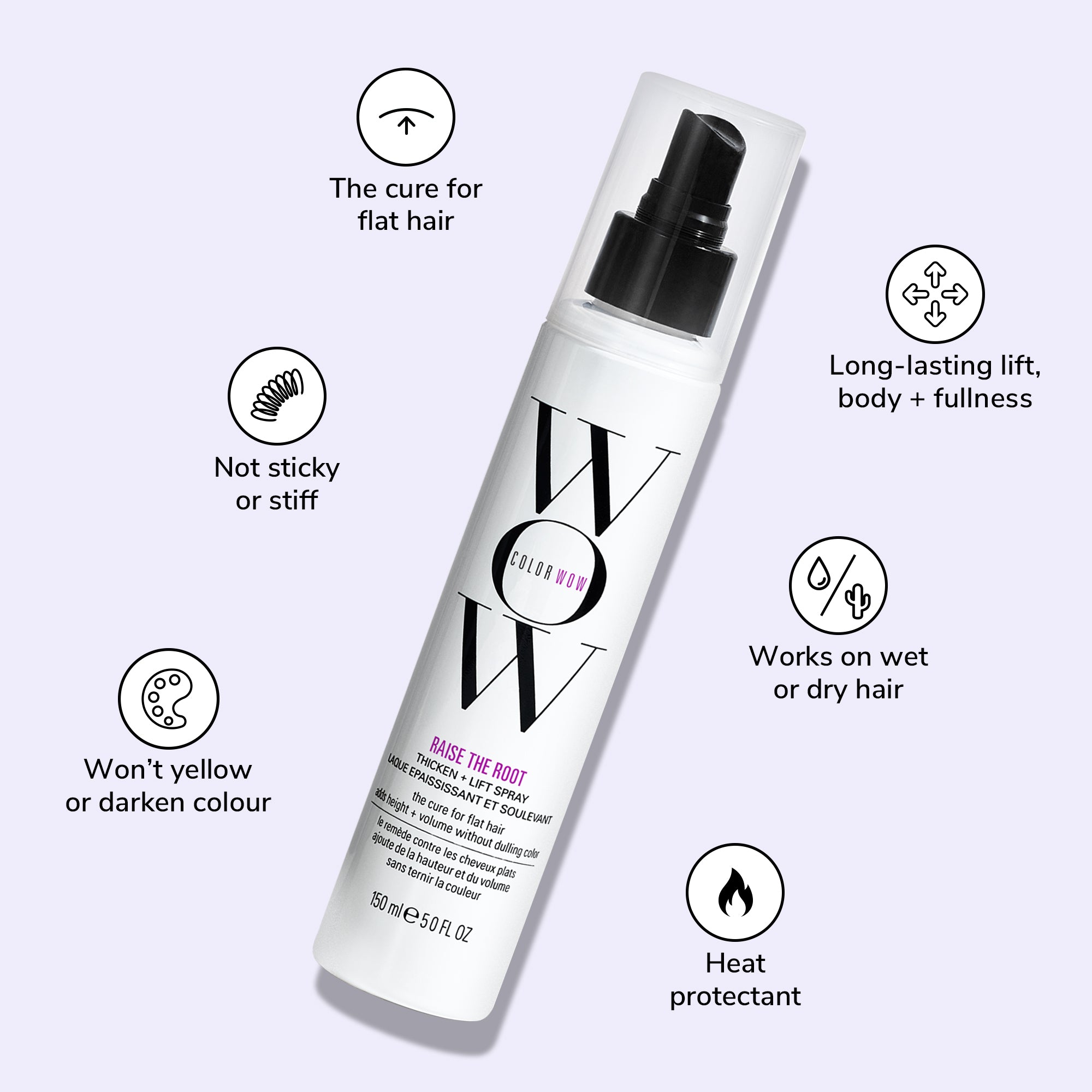 Raise the Root | Root Lifter Spray for Fine Hair – Color Wow UK