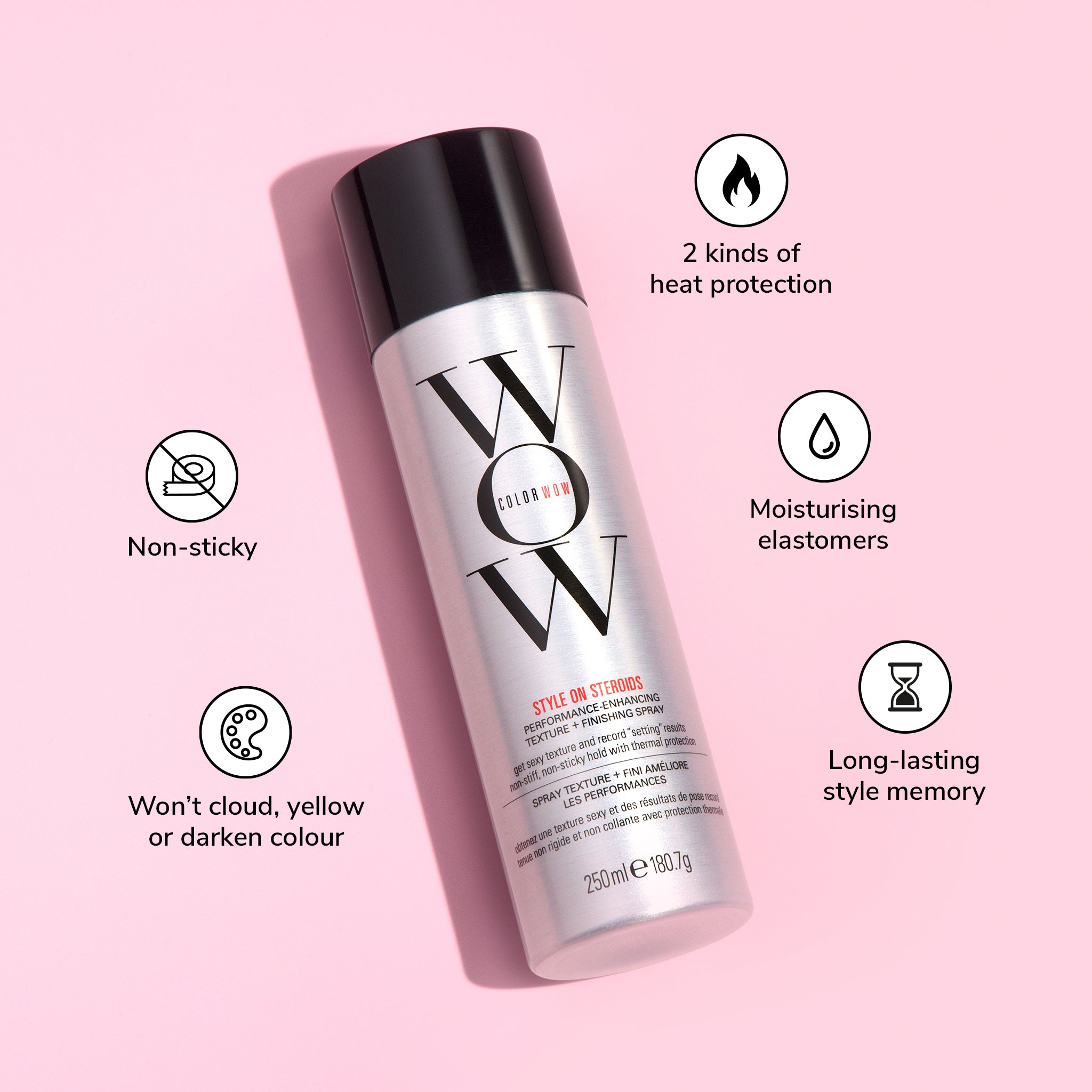 Style on Steroids | Colour-Safe Texture Spray for Big Hair – Color Wow UK